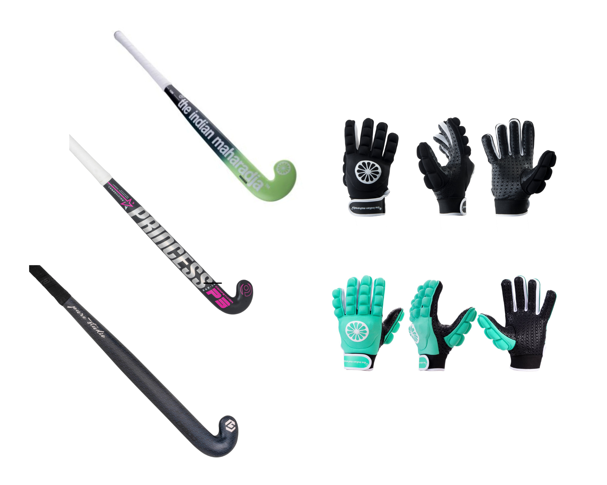 INDOOR PACKAGE #5 36.5”or 37.5” Wood/Fiberglass Stick & Pair of Gloves